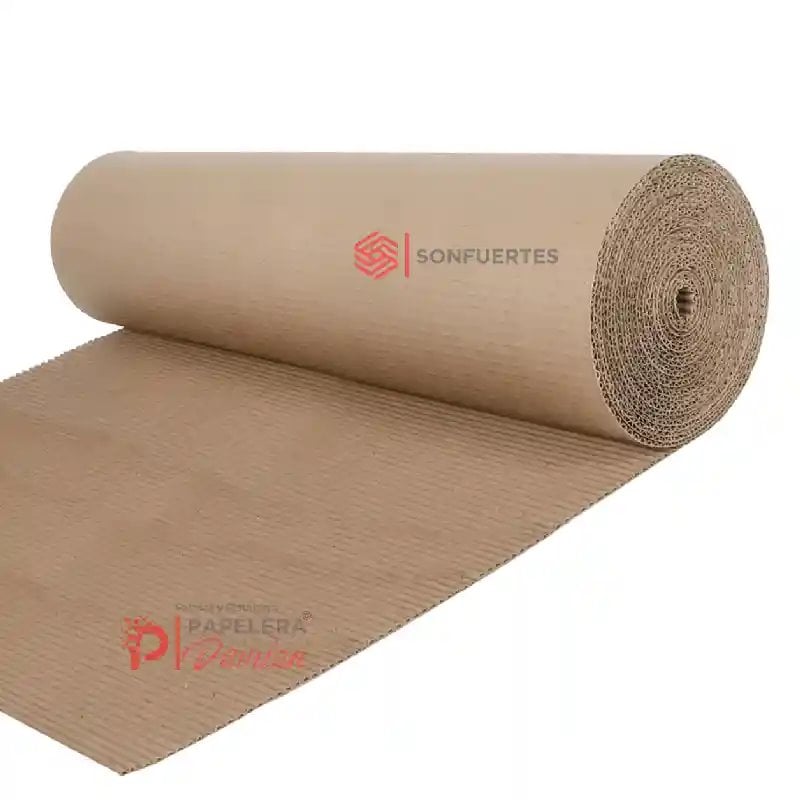 Rollo de cartón corrugado 1.20m - Calidad y resistencia